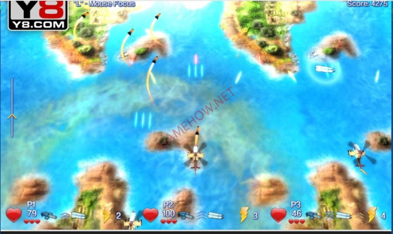 Chơi game Máy Bay 3D online, game bắn máy bay phản lực kinh điển