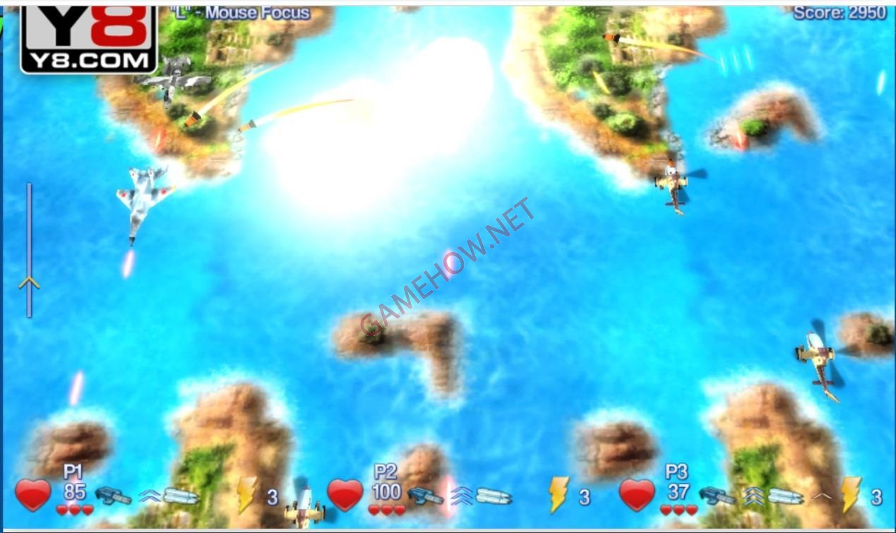 Chơi game Máy Bay 3D online, game bắn máy bay phản lực kinh điển