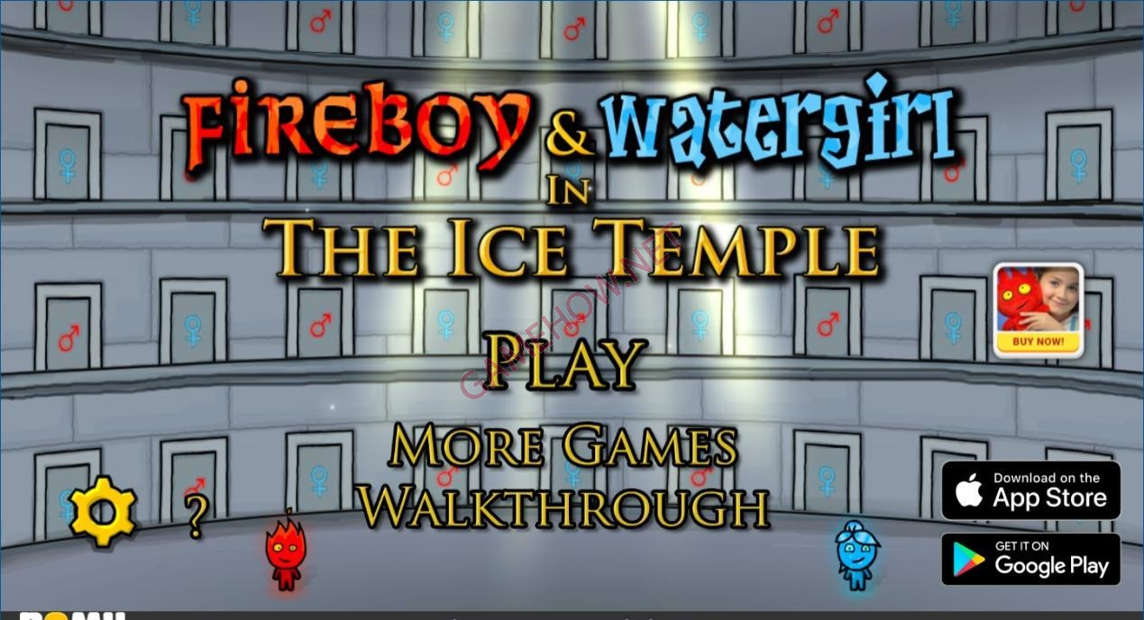 Chơi game Lửa và Nước 3 online, trò chơi mạo hiểm 2 người