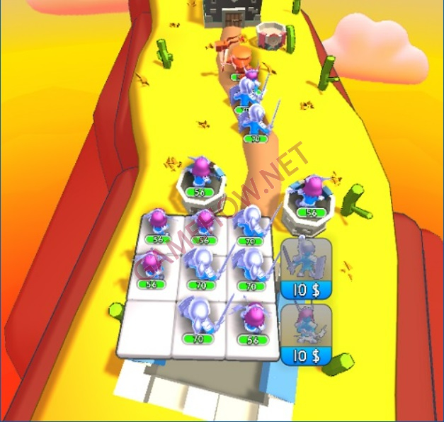 Chơi game hợp nhất chiến đấu online (Merge to Battle online)