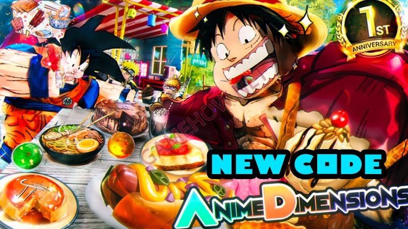 Code Anime Dimensions Simulator 2025, nhận đá quý, vật phẩm
