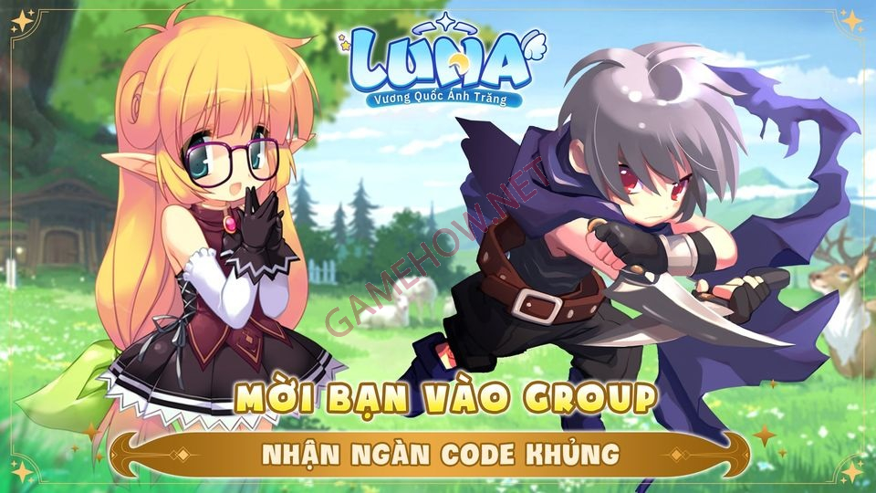 Code LUNA Vương Quốc Ánh Trăng mới 2025 nhận quà VIP