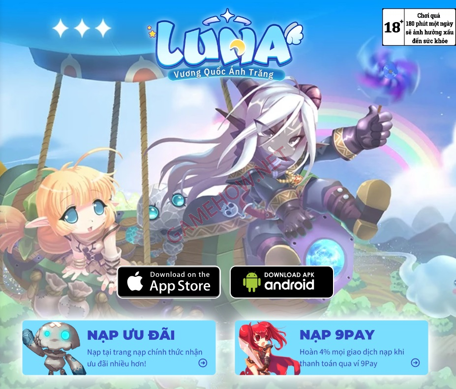 Code LUNA Vương Quốc Ánh Trăng mới 2025 nhận quà VIP