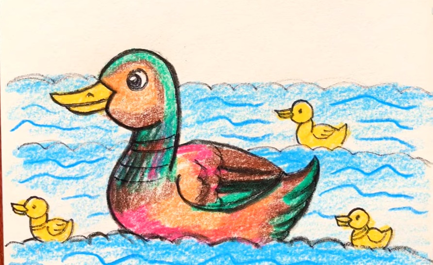 8 cách vẽ con vịt đẹp, cute, đơn giản nhất cho bé tập vẽ